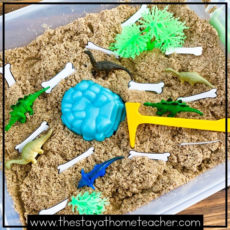 Dinosaur Preschool Theme with 15 Fun Math & Literacy Activities - The ...