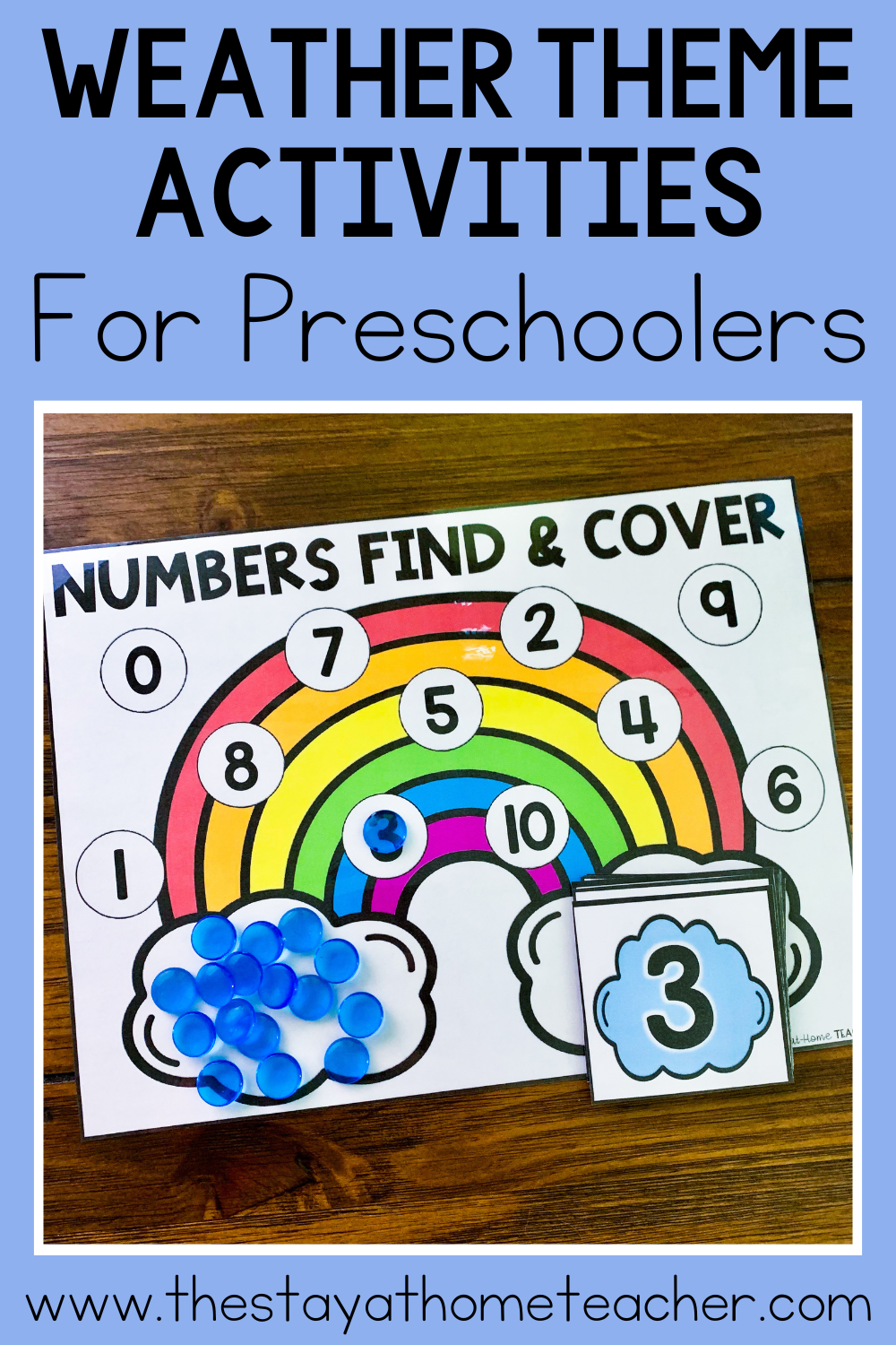 Weather Preschool Theme with 15 Fun Math & Literacy Activities - The ...