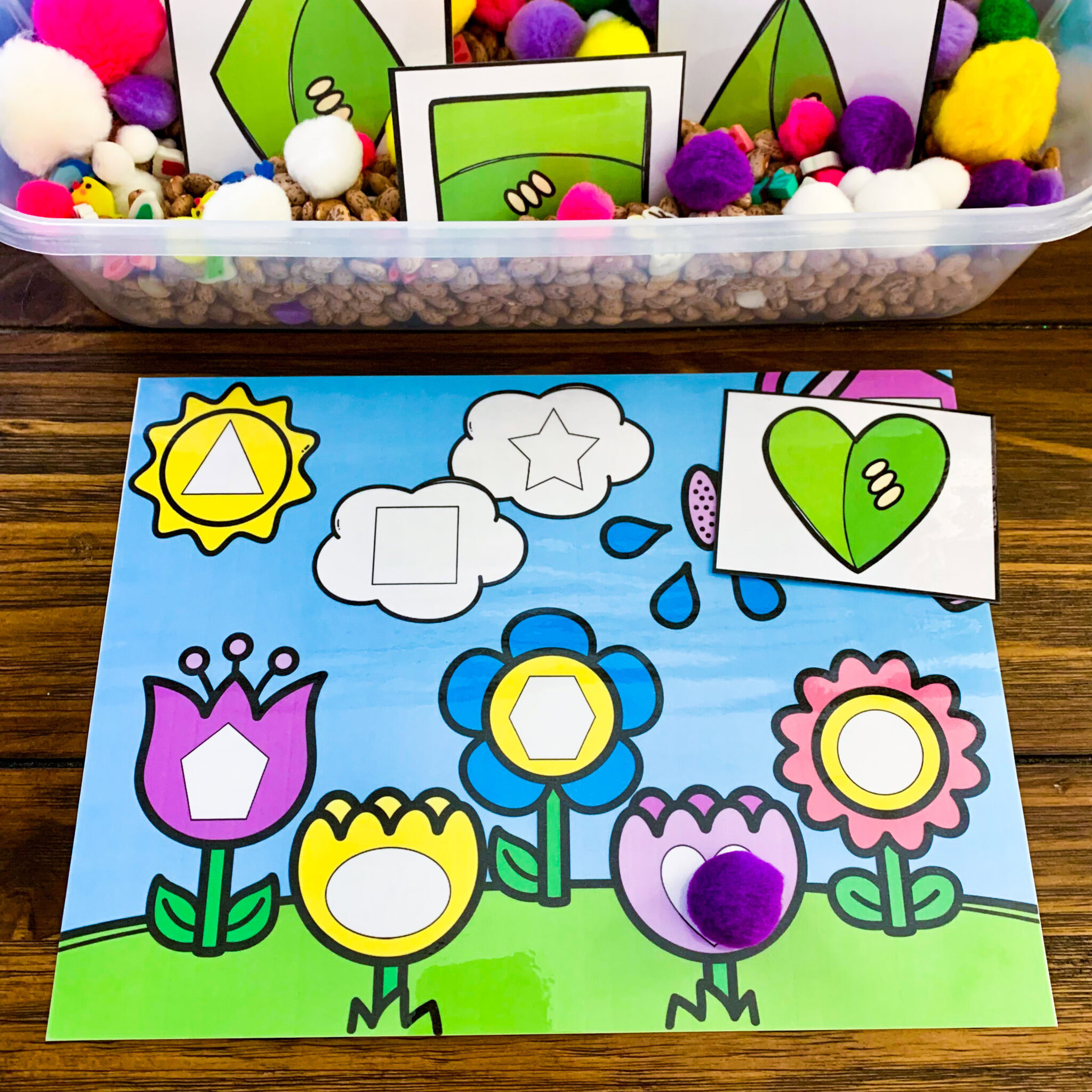 Spring Garden Preschool Theme with 15 Fun Math & Literacy Activities ...