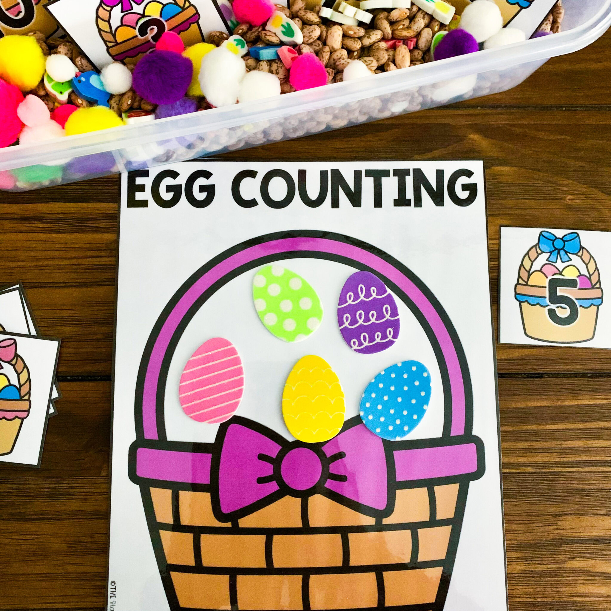Easter Preschool Theme with 15 Fun Math & Literacy Activities - The ...